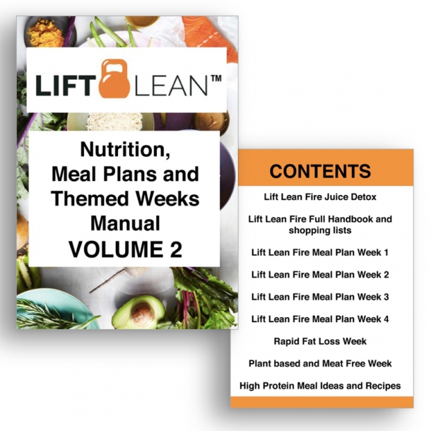 Lift Lean Nutrition, Meal Plans & Themed Weeks Volume 2 - Choreographytogo