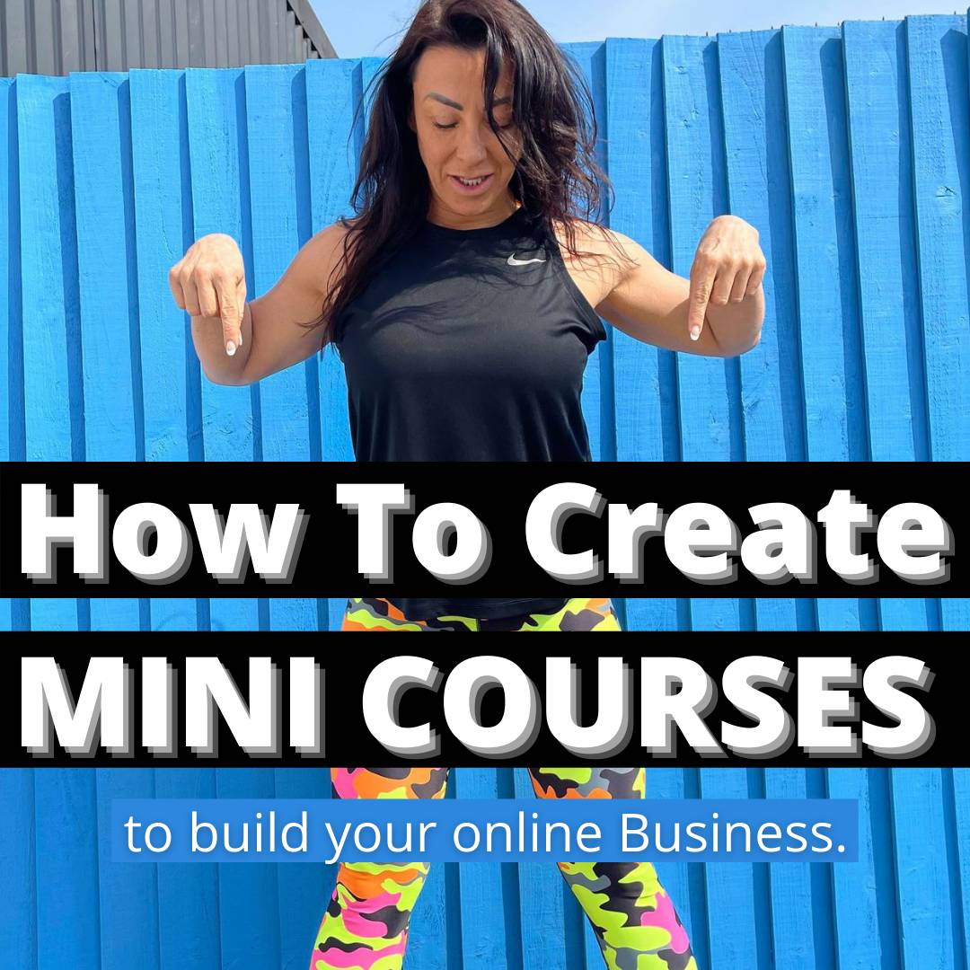 How To Create MINI COURSES to build your online Business - Choreographytogo