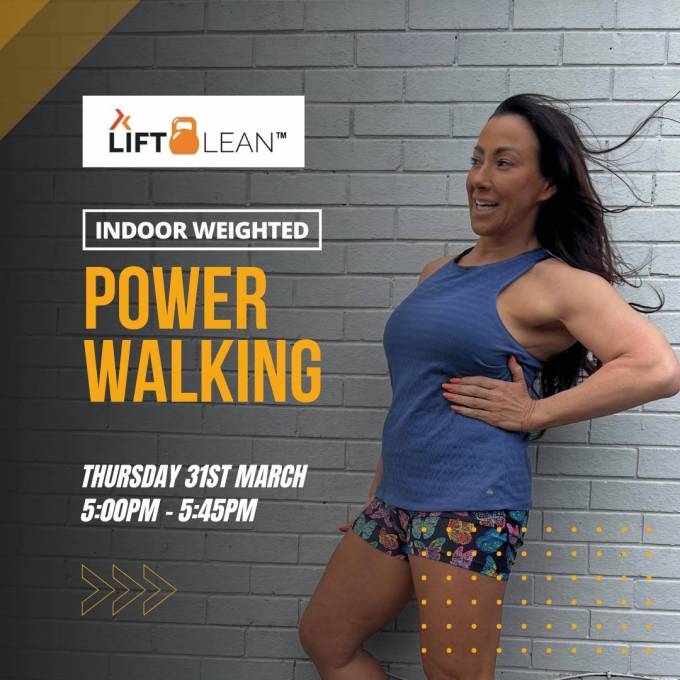 Lift Lean Indoor Weighted Power Walking - Choreographytogo