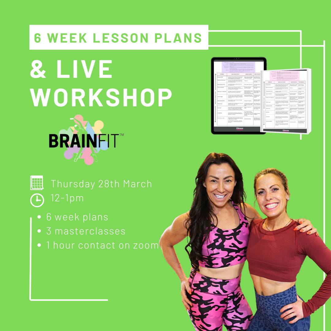 Brainfit Live Workshop and 6 Week Lesson plans - Choreographytogo
