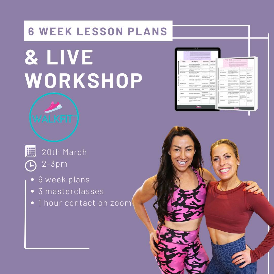 Walkfit Live Workshop and 6 Week Lesson plans - Choreographytogo