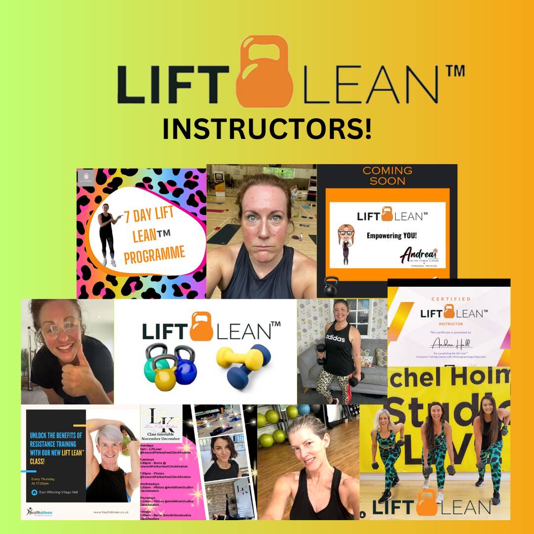 Check out a snapshot from some of our fabulous LIFT LEAN instructors ...